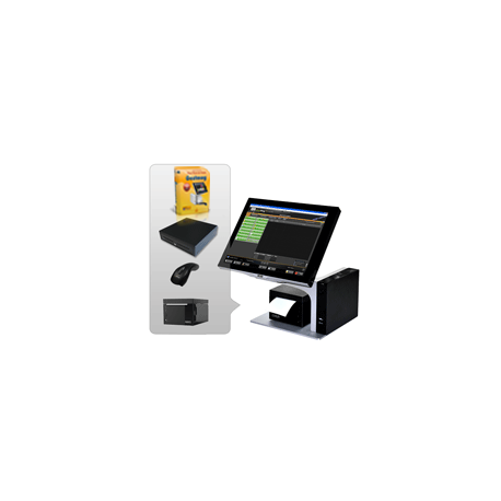 Pack caisse tactile Gestmag Sango D2550 Aures caisse tactile commerce